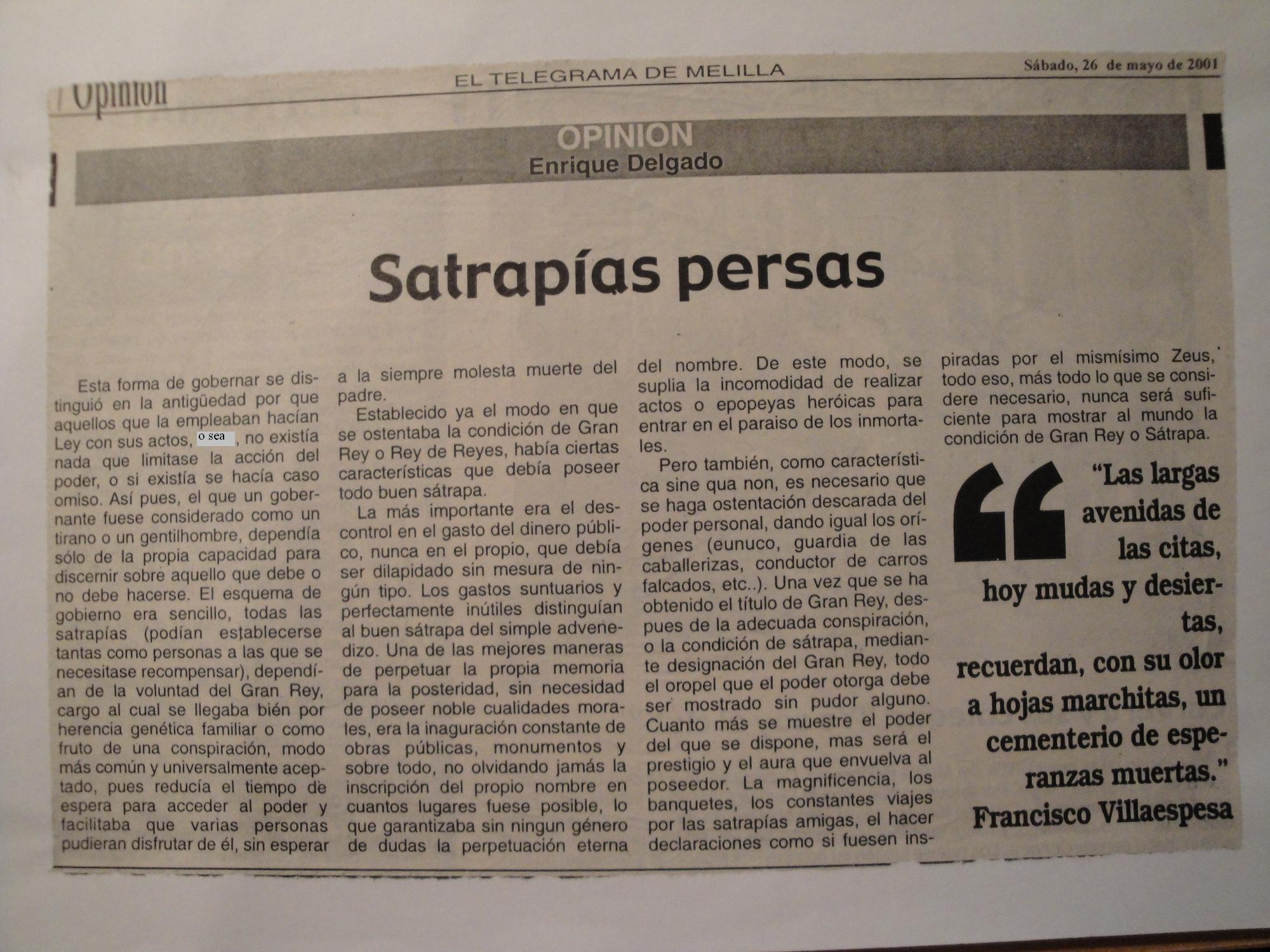 satrapías persas | El Alminar de Melilla