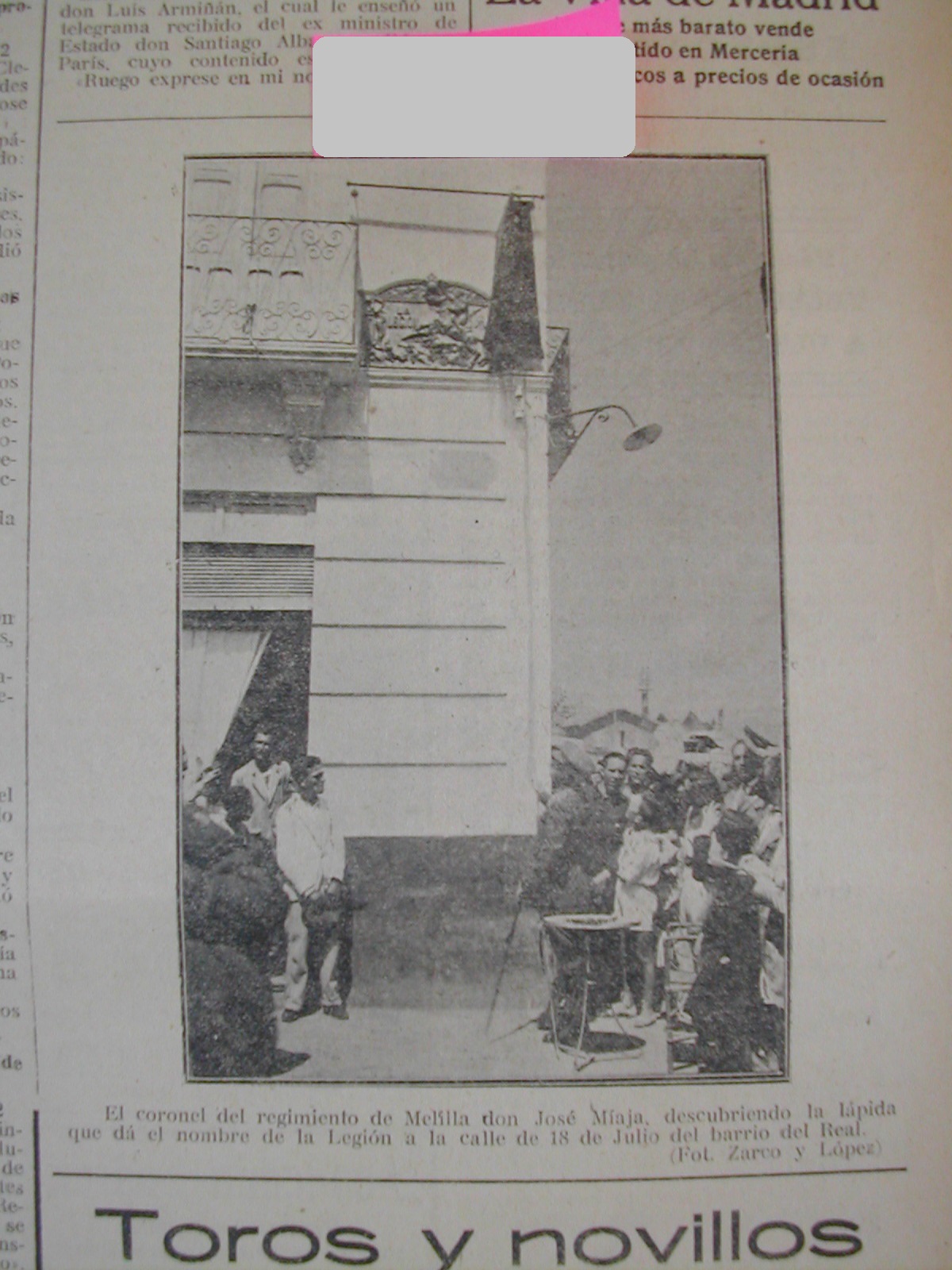 El general Miaja Menant en Melilla | El Alminar de Melilla